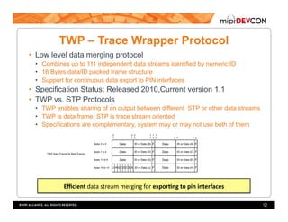 MIPI DevCon 2016: How MIPI Debug Specifications Help Me to Develop System SW | PDF