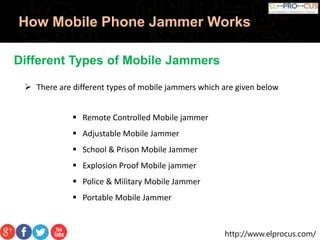How mobile phone jammer works | PPTX
