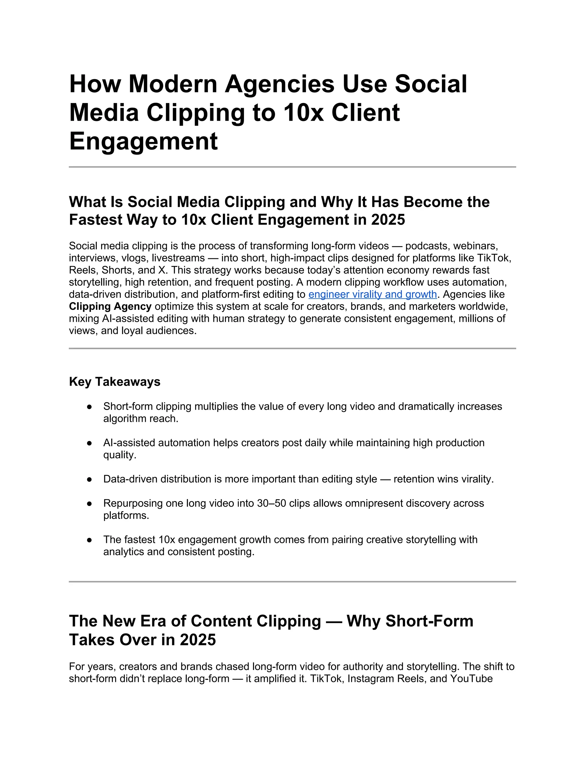 How Modern Agencies Use Social Media Clipping to 10x Client Engagement.docx