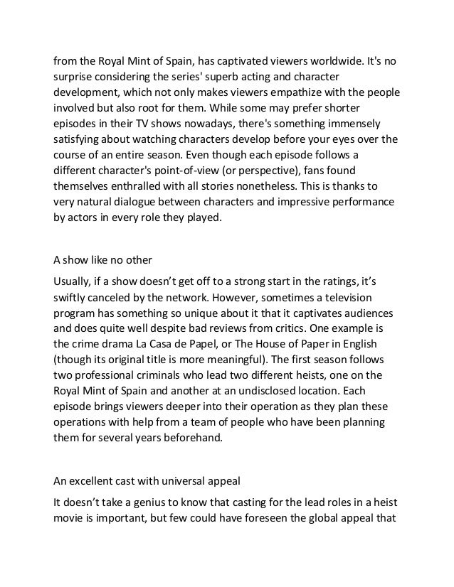 How Money Heist Captured the Hearts of Viewers Worldwide.pdf