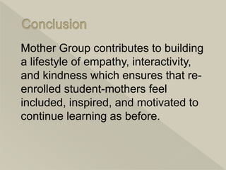 How Mother Group Supports Adolescent Mothers.pptx