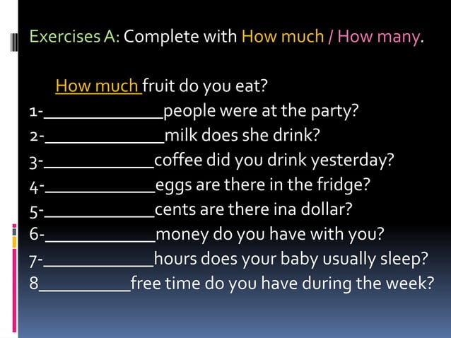 How much how many | PPTX