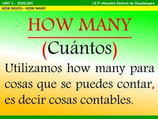 How much how many 2-do _grado | PPTX