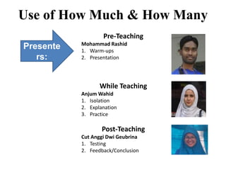 How Much and How Many | PPTX