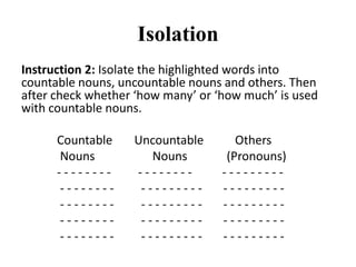 How Much and How Many | PPTX