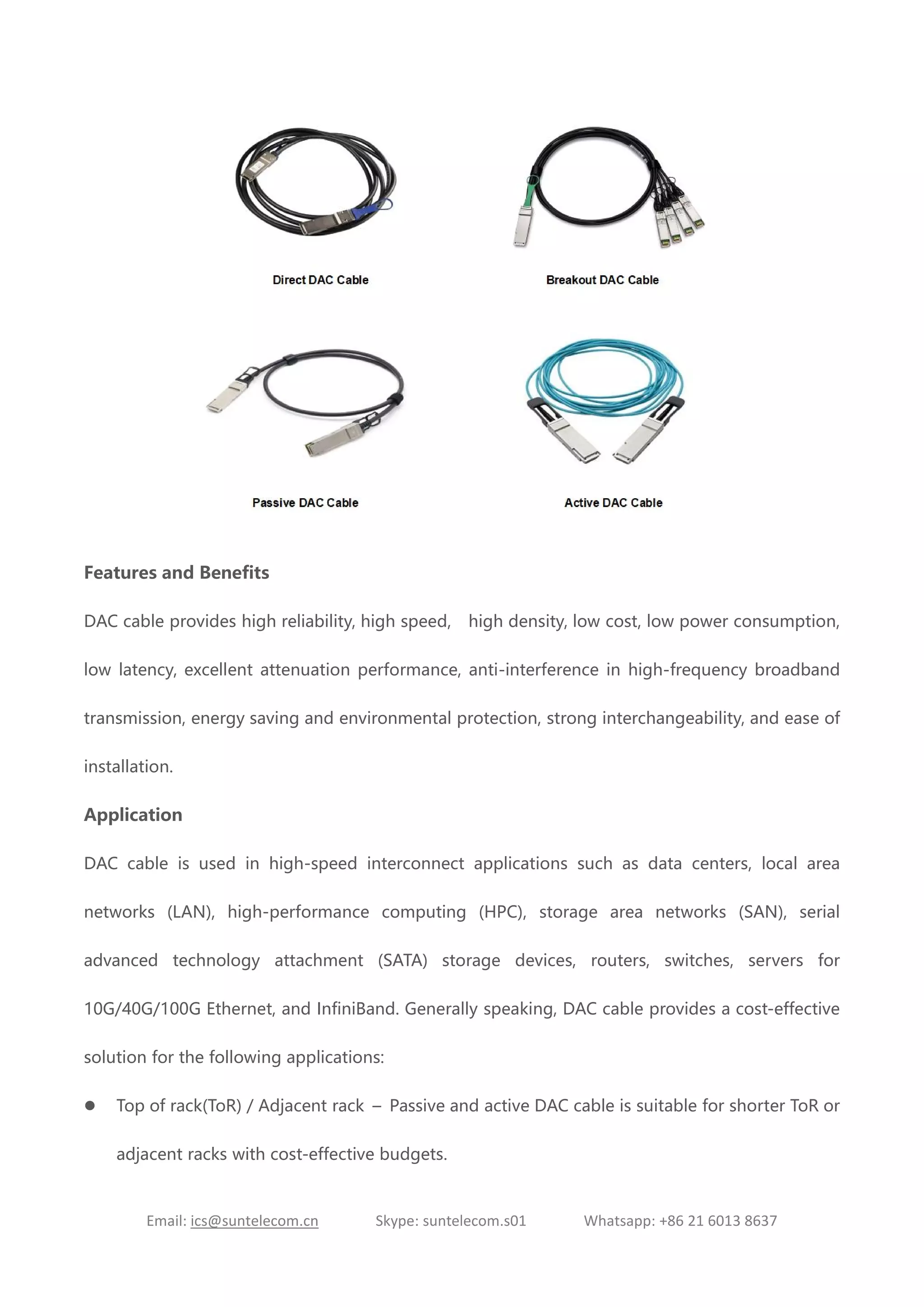 How Much Do You Know About Direct Attach Cable | PDF