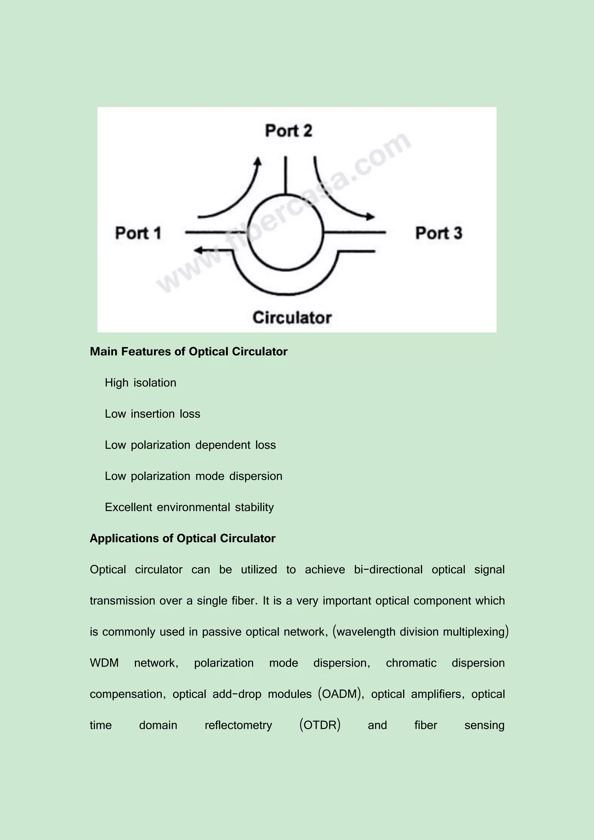 How much do you know about optical circulator | PDF