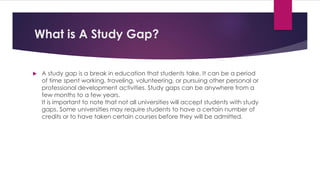 How Much Gap is allowed to Study in Canada? | PPT