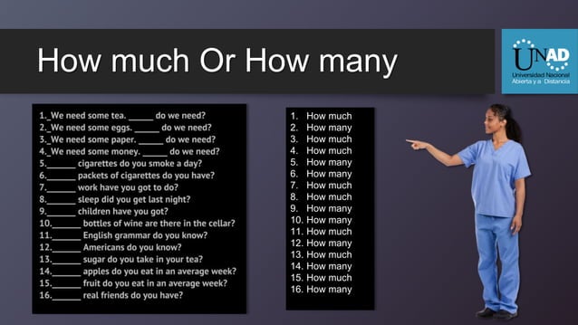 How much how many | PPT
