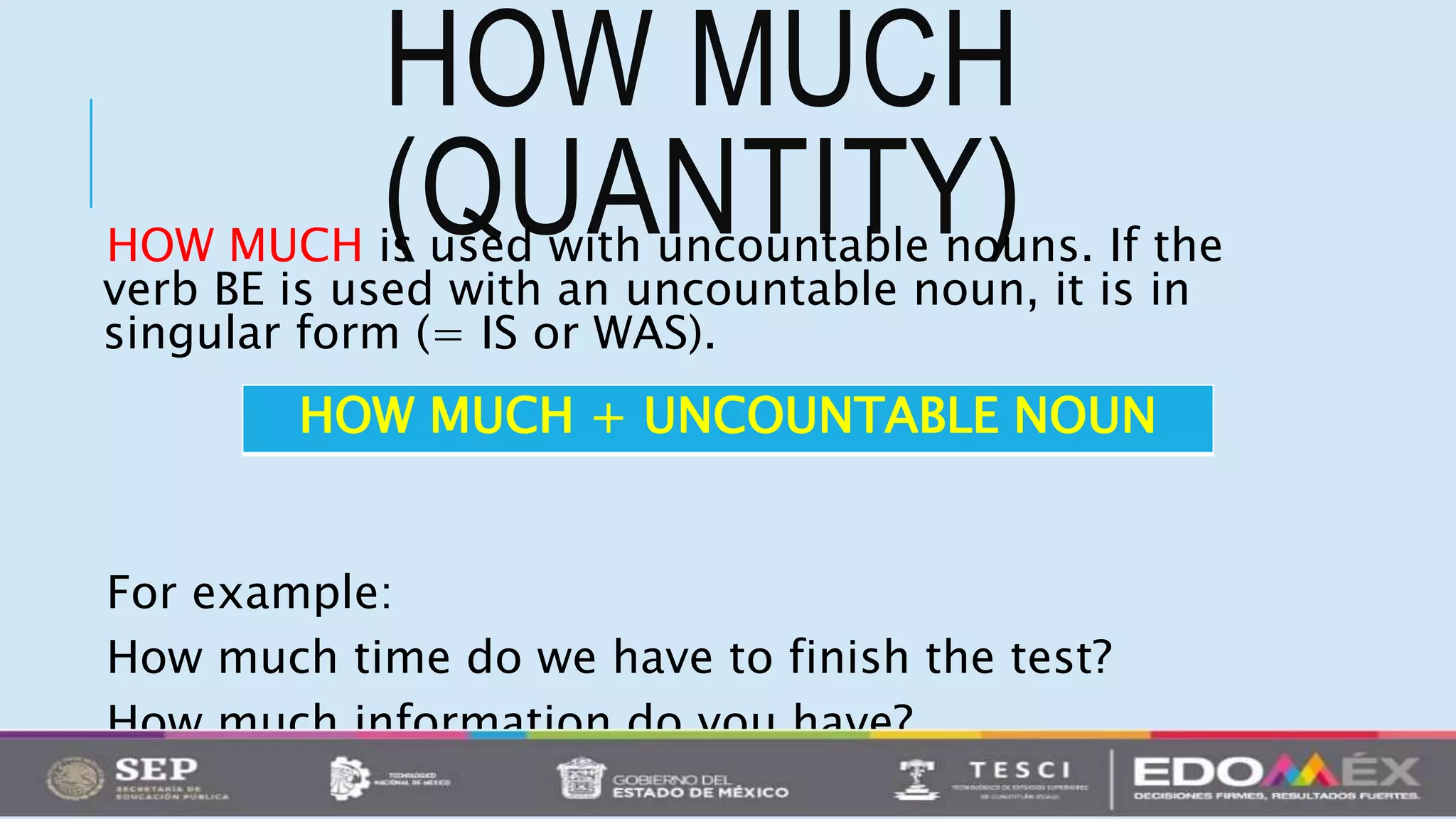 How much how many | PPTX | Currencies | Economy
