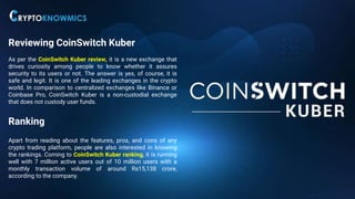 How much is the withdrawal fee of CoinSwitch Kuber_.pptx