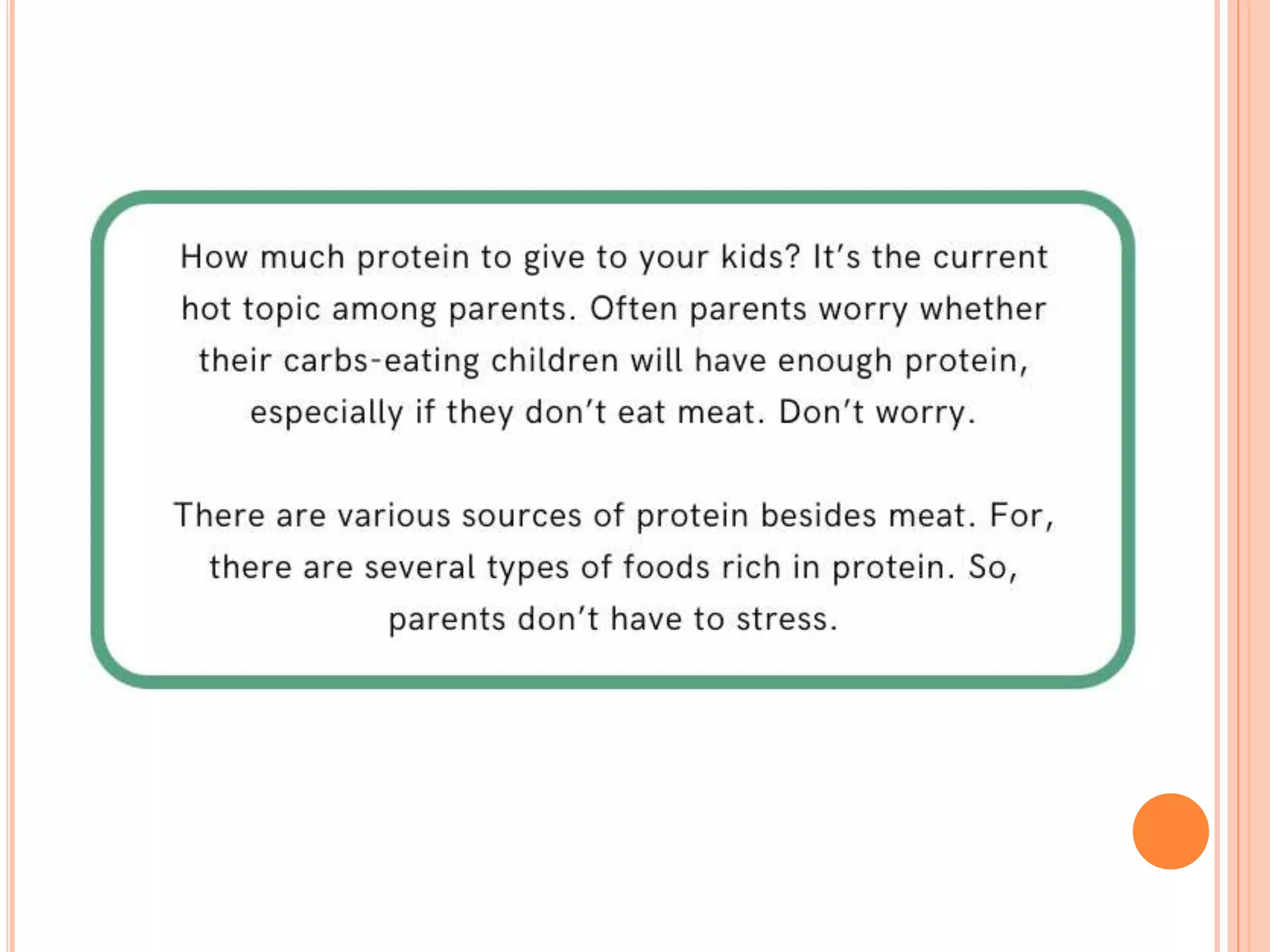 How Much Protein Do Kids Need - Protinex India | PPT