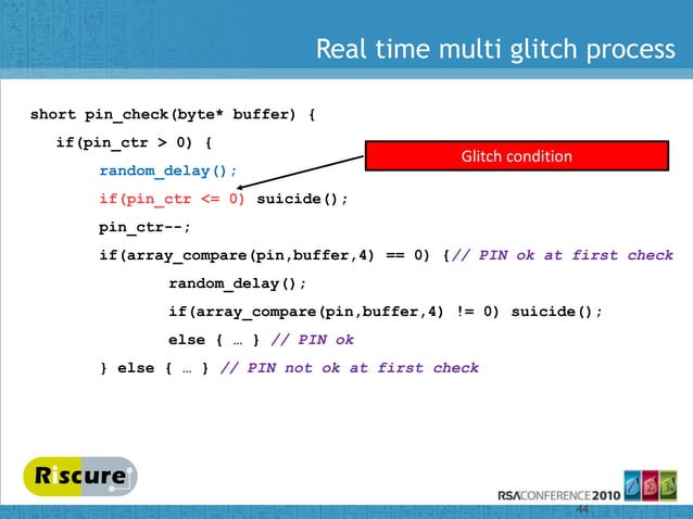 How multi-fault injection breaks the security of smart cards | PPT