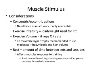 How Muscle Grows | PPT