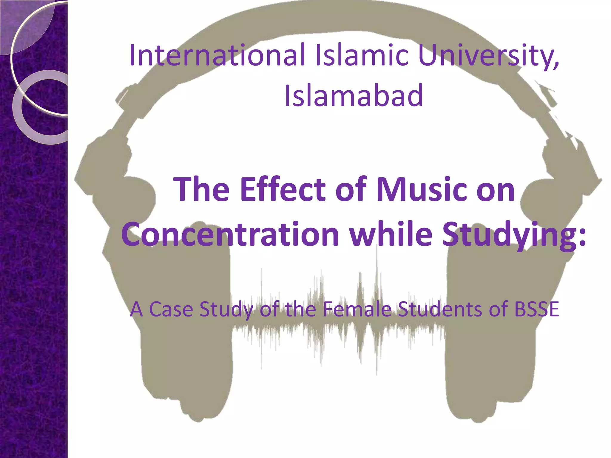 How music affects a student | PPT