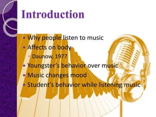 How music affects a student | PPT