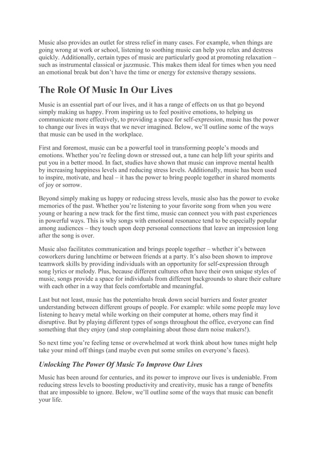 How music impacts our lives.pdf