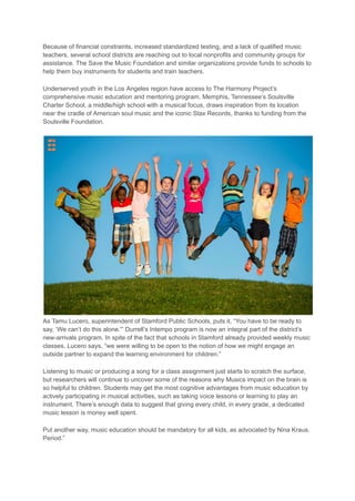 How Music Primes The Brain For Learning Pdf