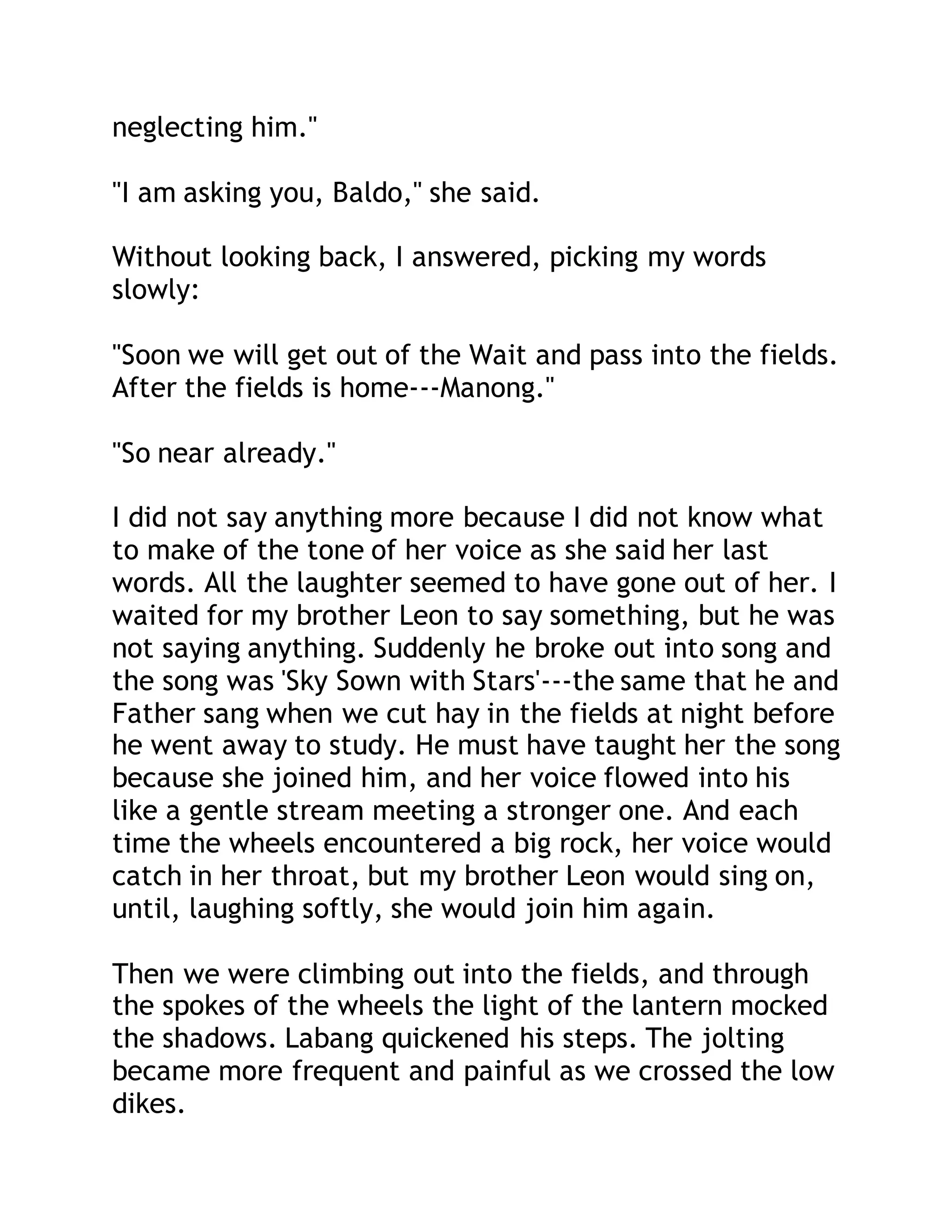 How my brother leon brought home a wife | DOCX