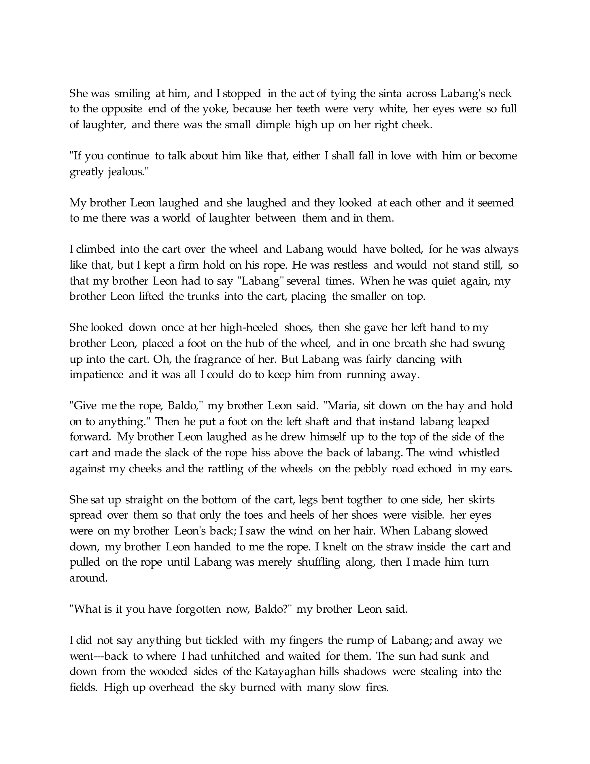 How my brother leon brought home a wife | DOCX