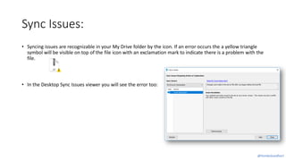 How My Drive and File Sync work in Connections | PPT
