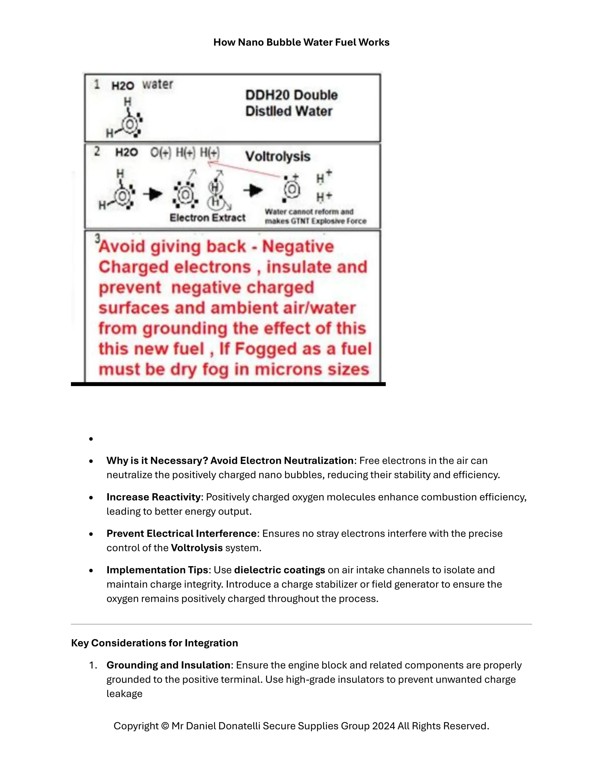 How Nano Bubble Water Fuel Works. h2 Hydrogen | PDF