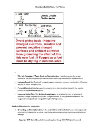 How Nano Bubble Water Fuel Works. h2 Hydrogen | PDF