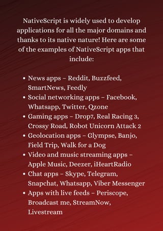 How native script angular helps to build truly native mobile ...