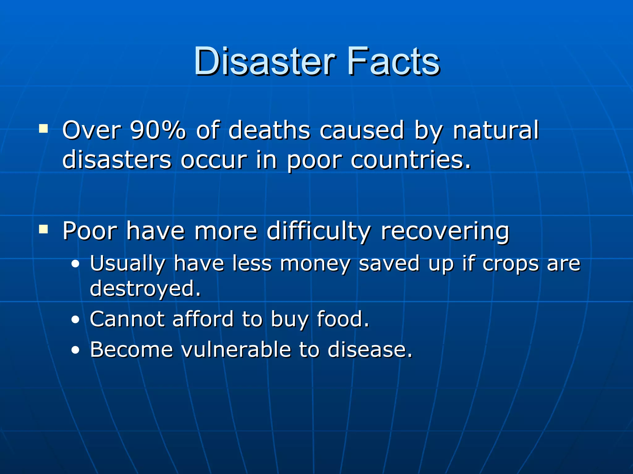 How Natural Disasters Affect Poverty | PPT