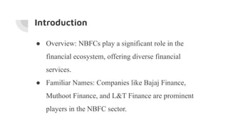 How NBFCs Shape Your Financial Choices | PPT