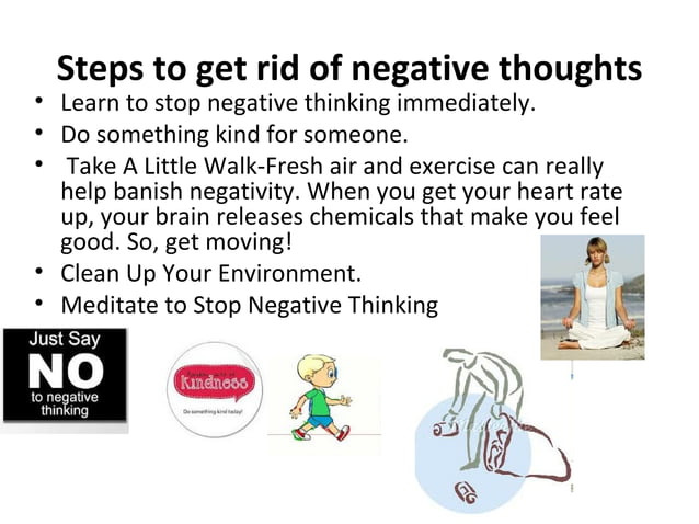 How negative thoughts impact us | PPT