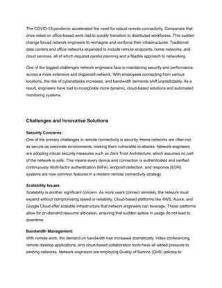 How Network Engineers are Adapting to the Growing Demand for Remote ...