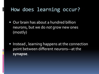 Neurons, Learning, and Dopamine | PPTX