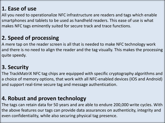 How NFC tags Enhance Your Products’ Track and Trace System.pptx