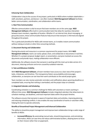 How NGO Management Software Can Streamline Project Management and ...