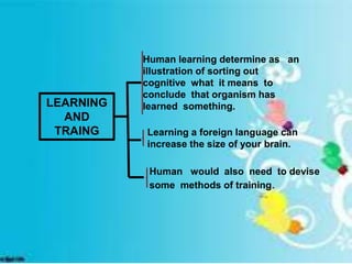 Hown humans learn in general and how they learn a foreign language | PPTX