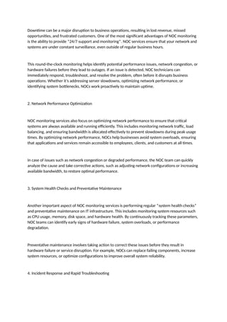 How NOC Monitoring Services Enhance IT Infrastructure Security and ...