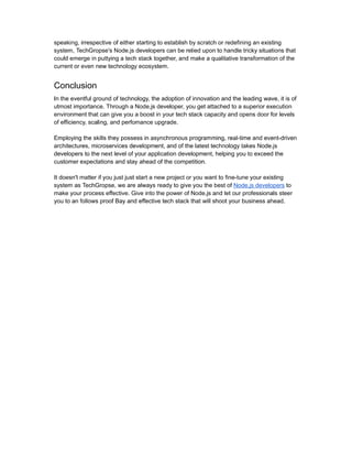 How Node.js Developers Elevate Your Tech Stack.pdf | Shareware and ...