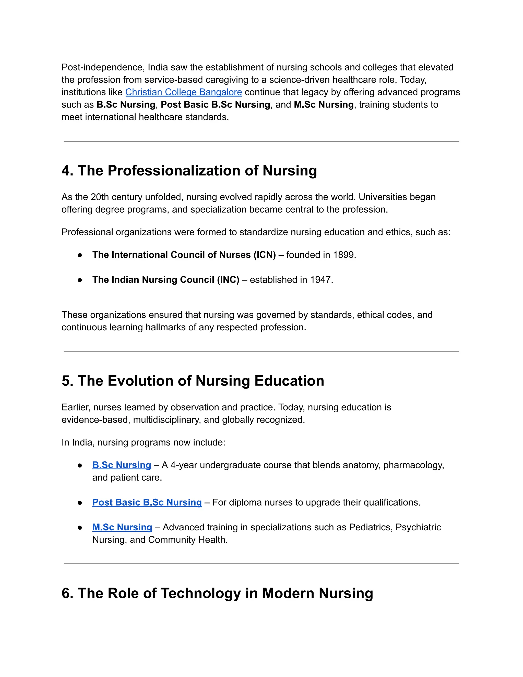 How Nursing Evolved into One of the Most Respected Professions in ...