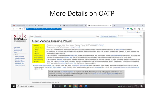 How OATP Work? | PPTX