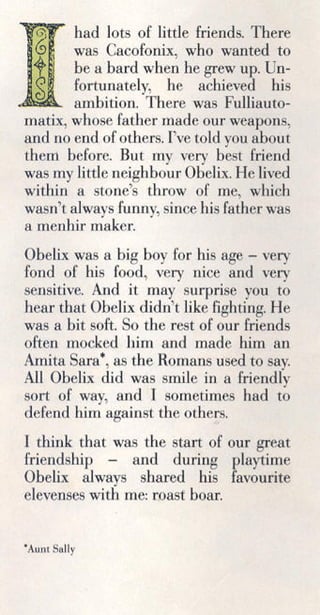 How Obelix Fell Into The Magic Potion | PDF