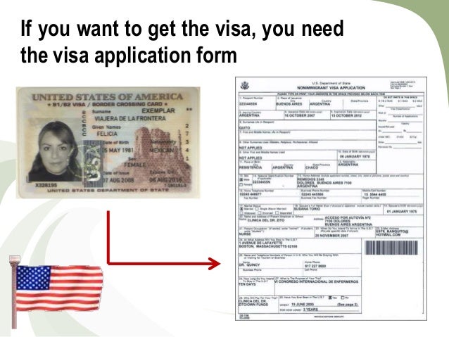 VISA APPLICATION: UNITEDS STATES