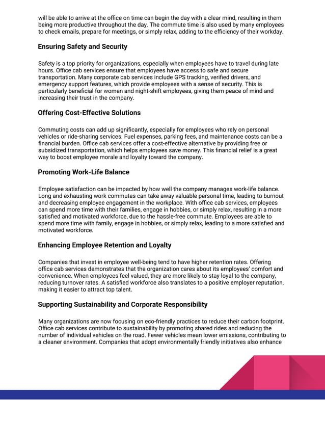 How Office Cab Services Improve Employee Satisfaction.docx