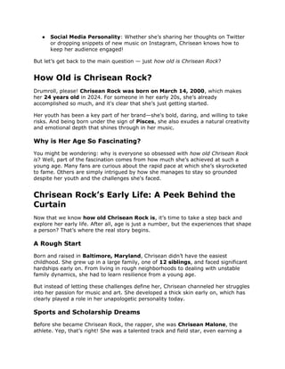 How Old is Chrisean Rock_ The Rapper’s Age and Life Journey Revealed!.docx