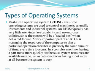 How Operating System Works | PPTX