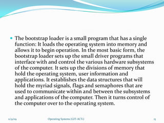 How Operating System Works | PPTX
