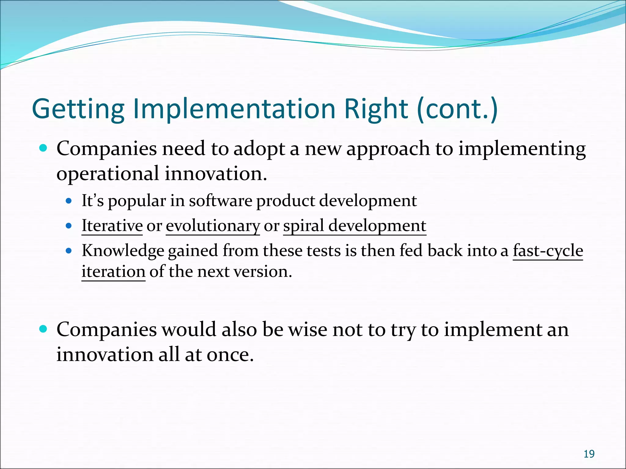 How operational innovation can transform your company. | PPT