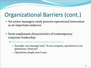 How operational innovation can transform your company. | PPT