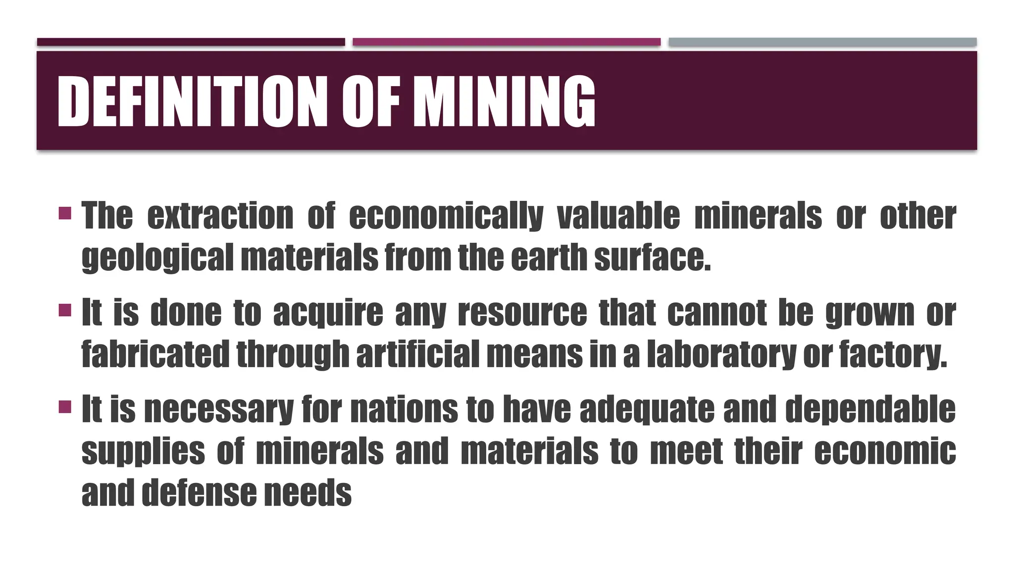 HOW ORE MINERALS ARE FOUND, MINED AND PROCESSED FOR HUMAN USE.pptx