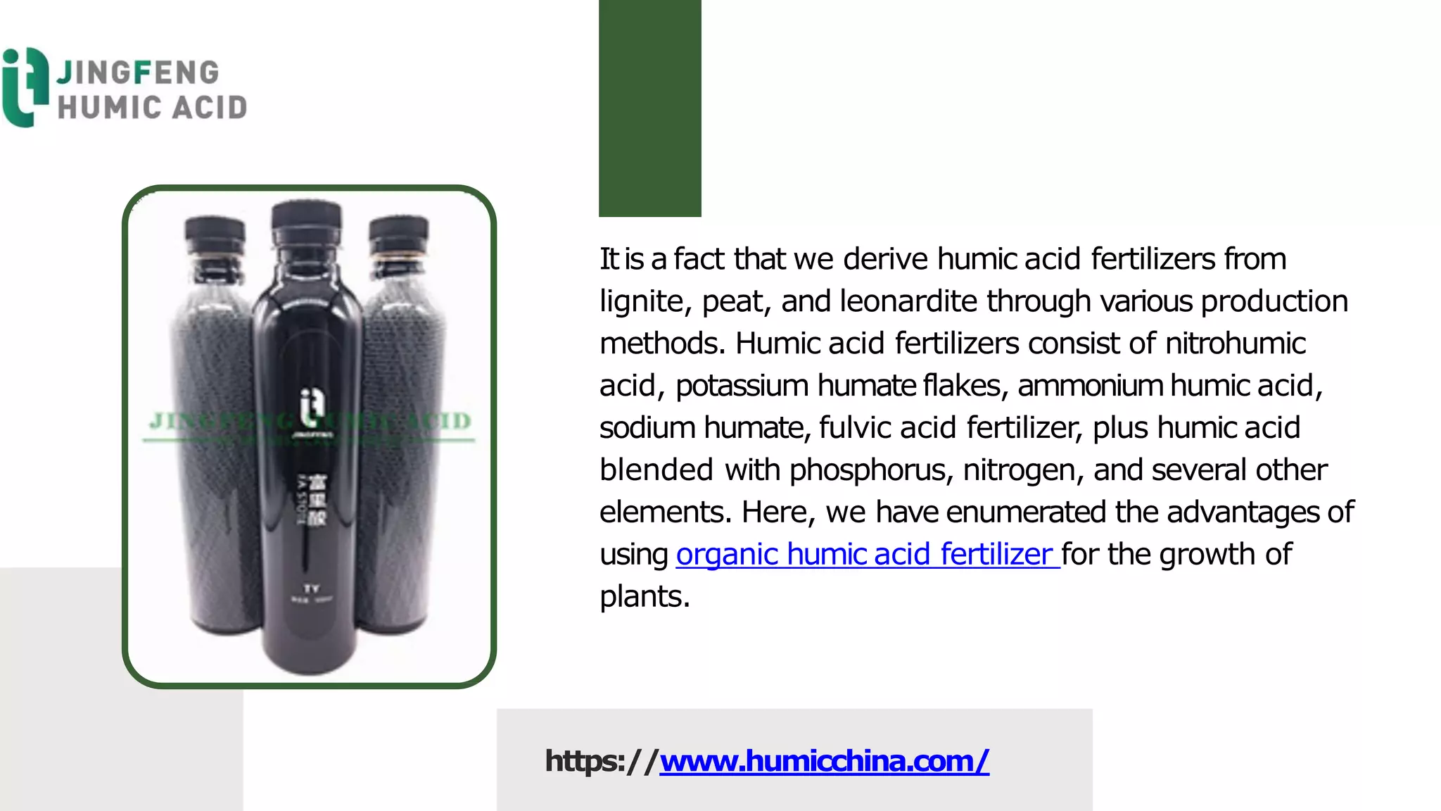 How Organic Humic Acid Fertilizer Can Be Beneficial For The Plants.pptx